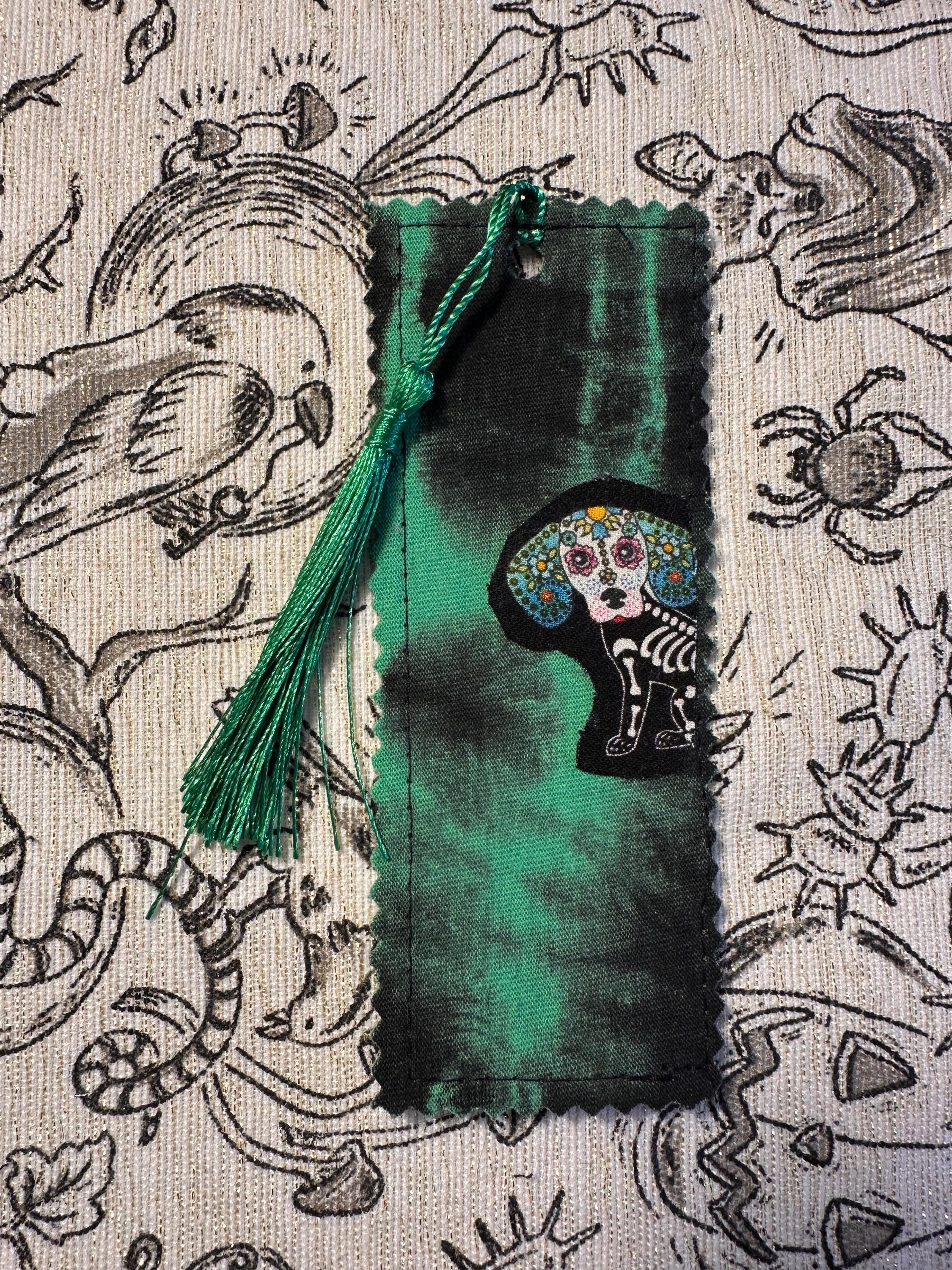 Upcycled Bookmarks (made of Recycled Greeting Cards and Fabric Scraps ...
