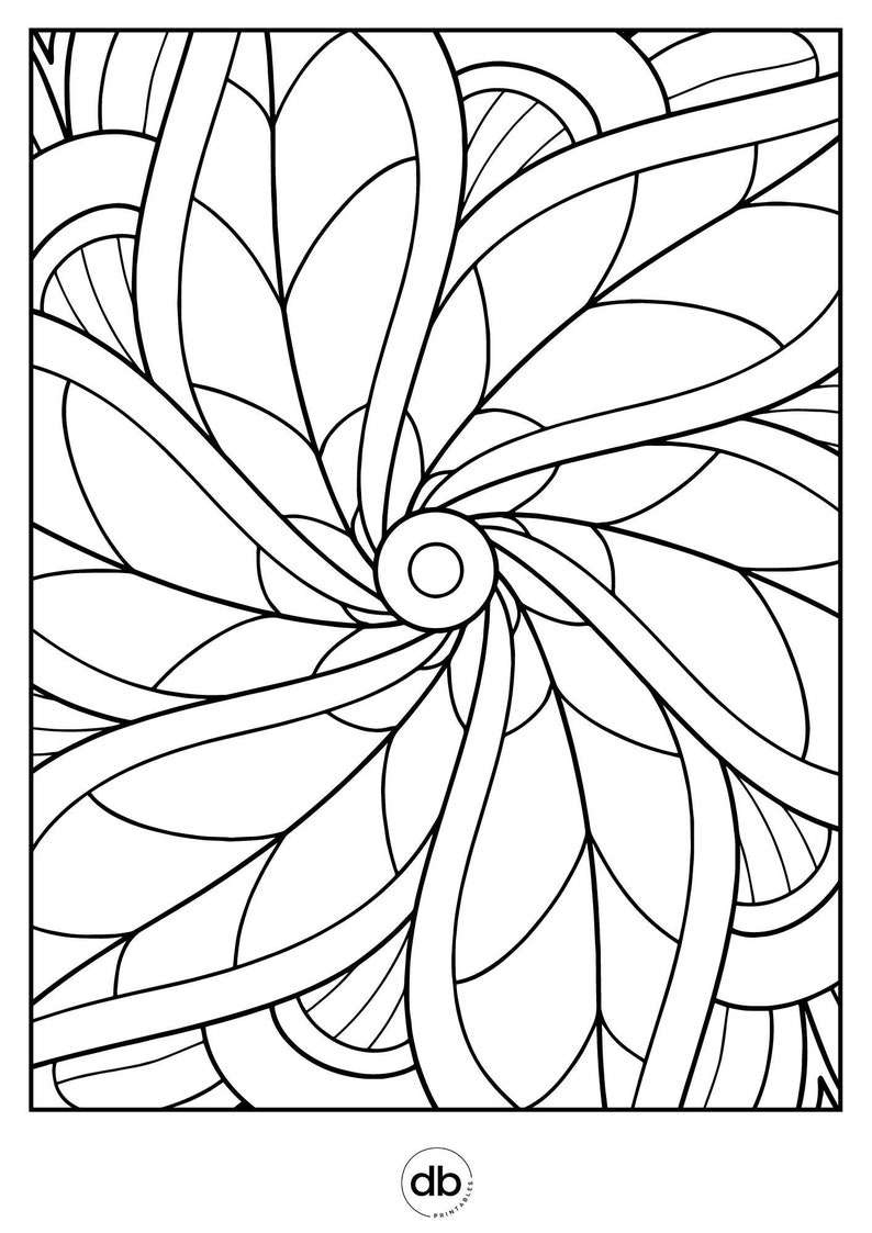 Mindful Colouring In A4 Digital Download - Etsy
