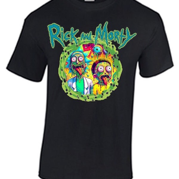 Yellow Rick and Morty Shirt - Etsy