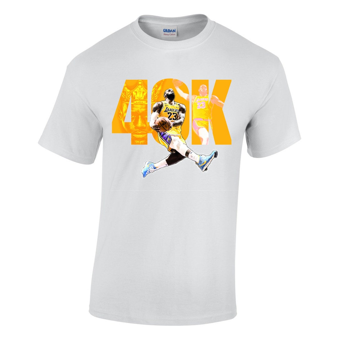Lebron James 40,000 Points 40K Oversized Comfy Unisex T-shirt, Hoodie ...
