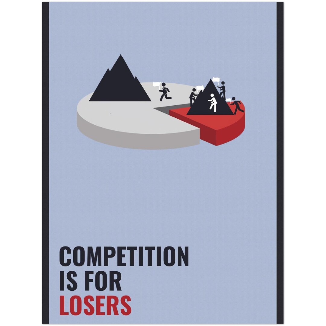 Competition is for Losers Poster on Premium Matte Paper - Etsy