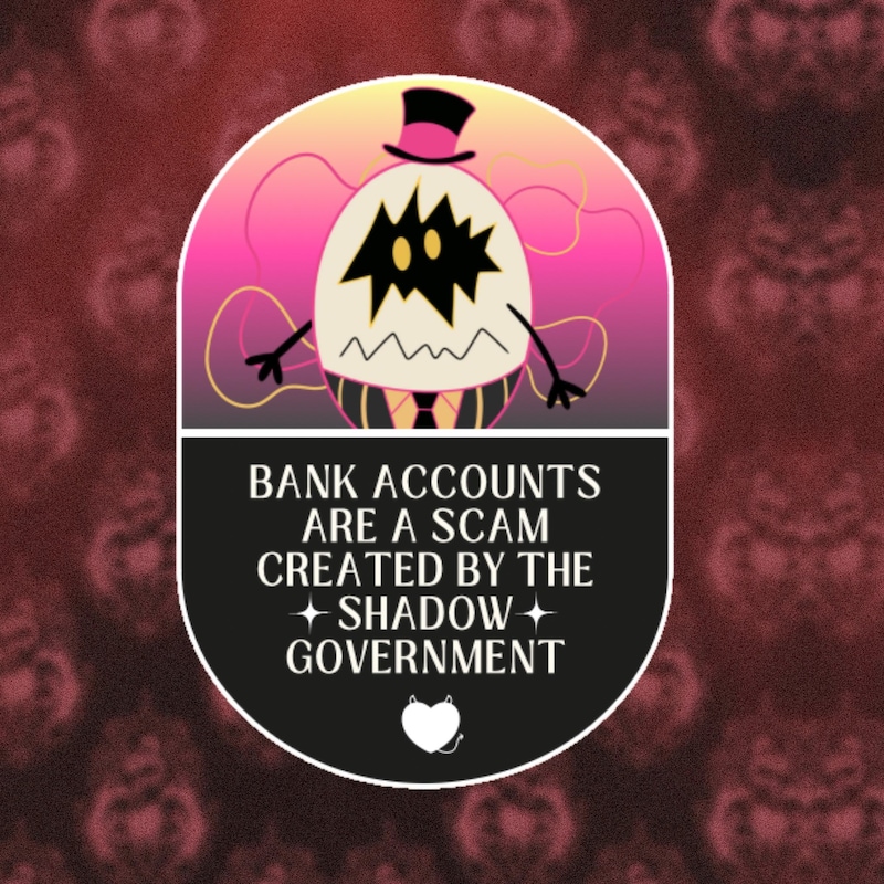 Hazbin Hotel Sir Pentious and the Eggs - Etsy