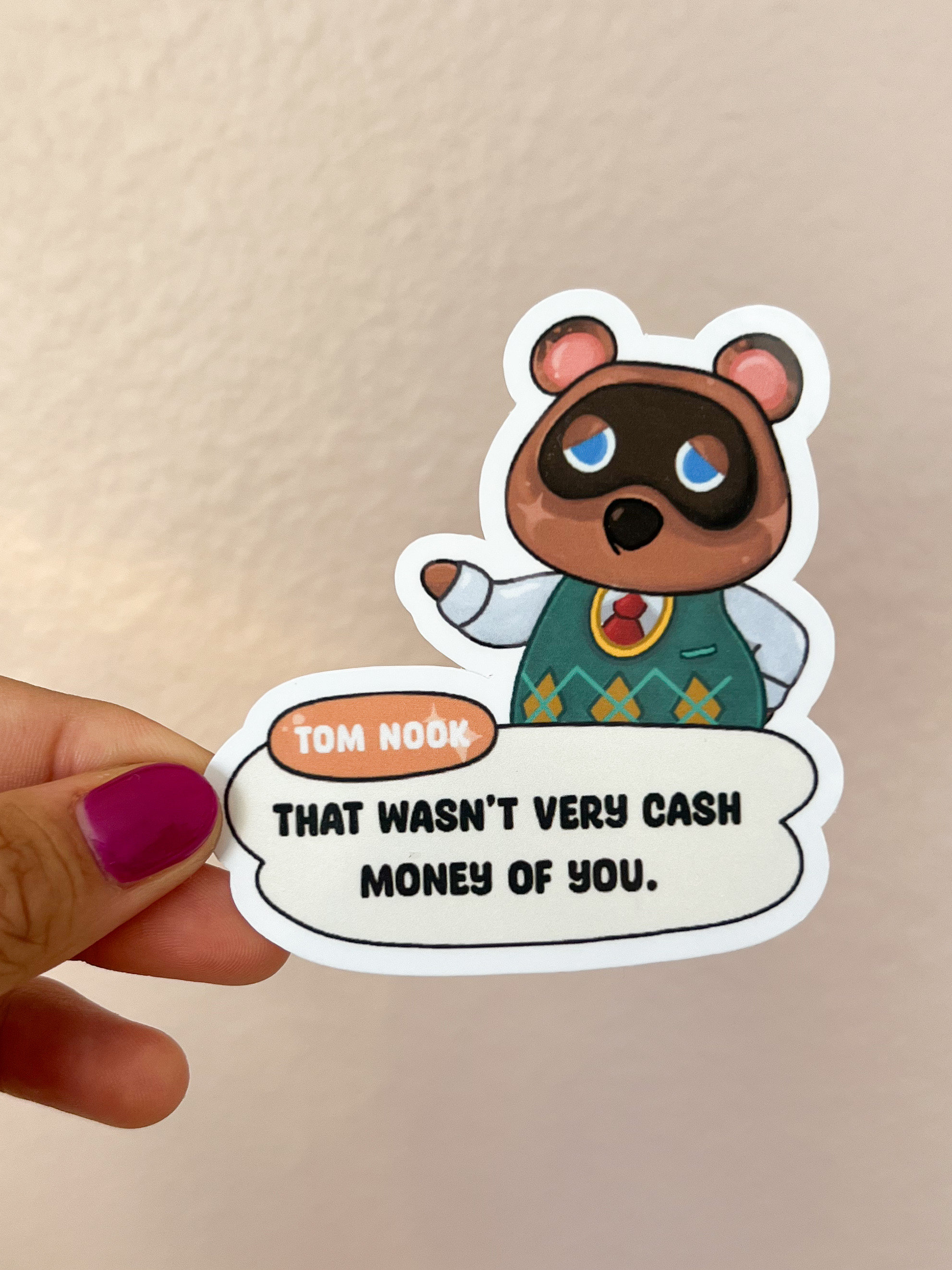 Animal Crossing New Horizons/ Animal Crossing Sticker / Tom Nook ...
