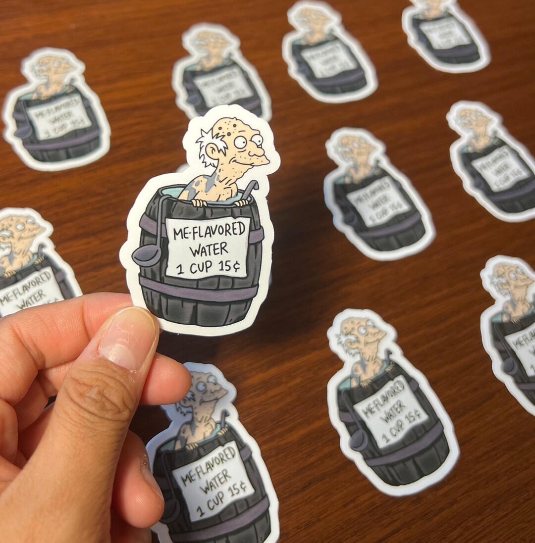 Disenchantment Netflix Sticker / Me Flavored Water Sticker / Funny Meme ...