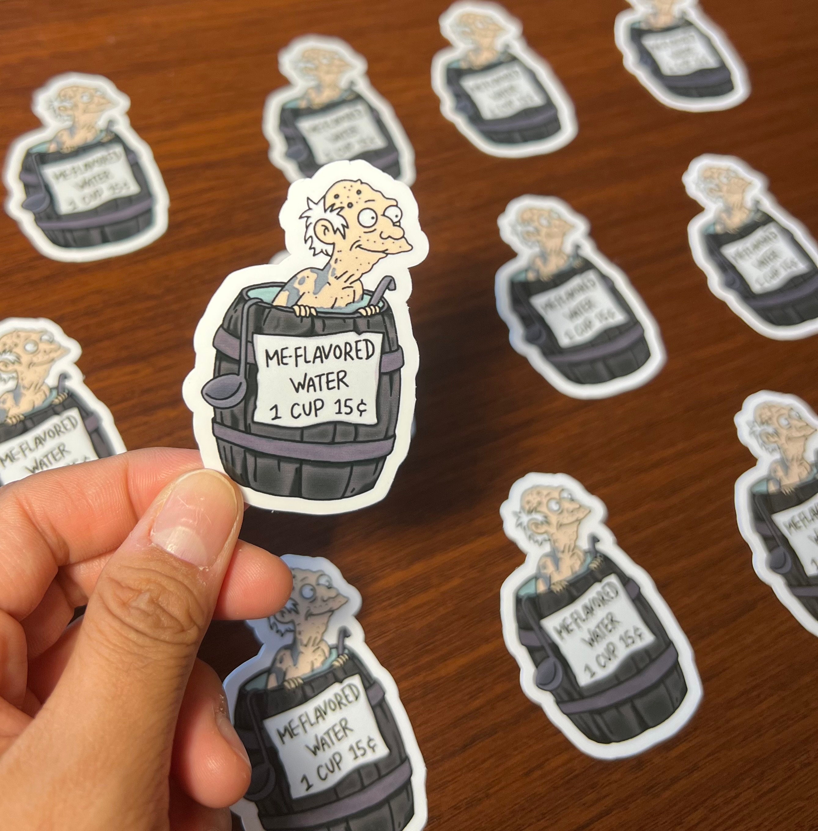 Disenchantment Netflix Sticker / Me Flavored Water Sticker / Funny Meme ...