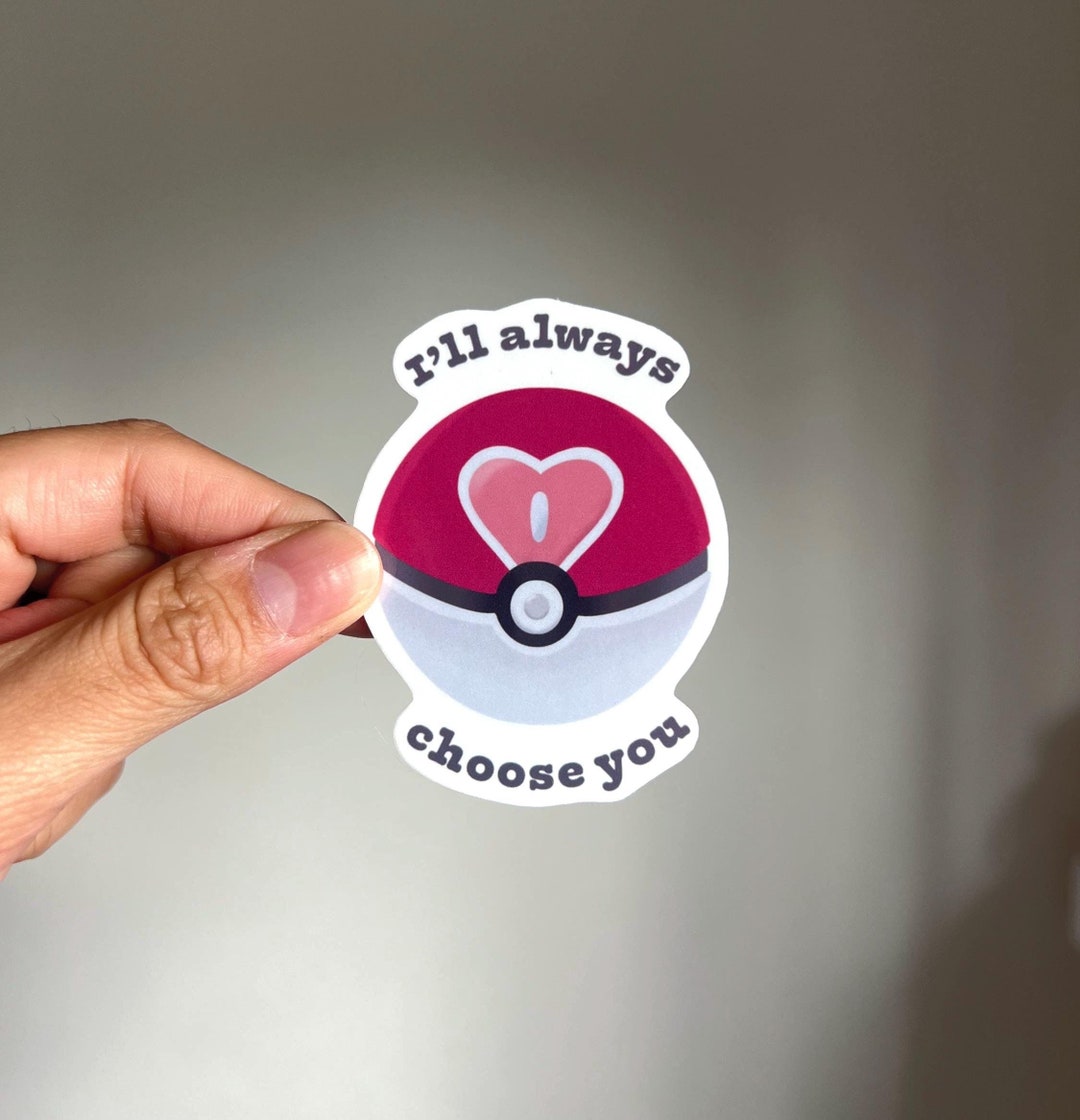 Pokémon Loveball Pokeball Sticker / Valentine’s Day Gifts / Anniversary ...