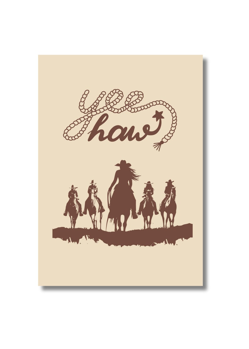 Western/cowgirl Digital Birthday Party Invite (printable/send by Phone ...