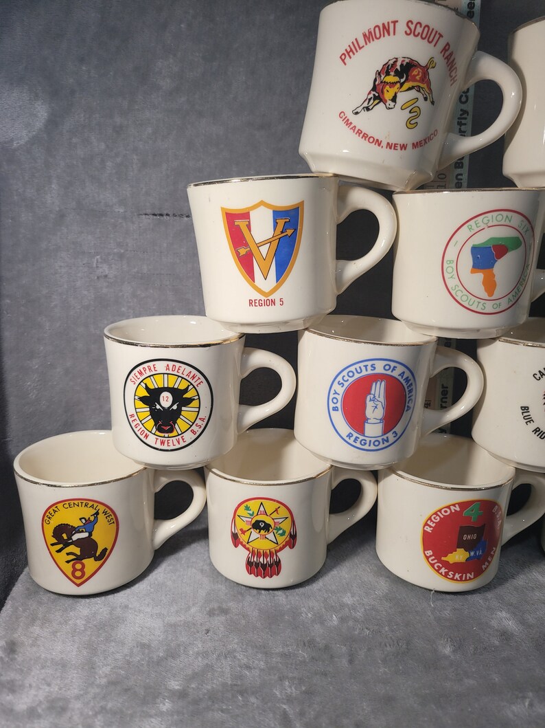 Boy Scout Mugs, Book and Cub Scout Scarf - Etsy