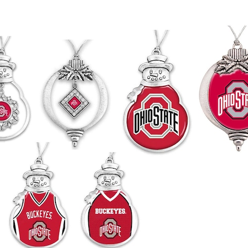 Ohio State Buckeyes Mascot Brutus Metal Christmas Ornament - Etsy