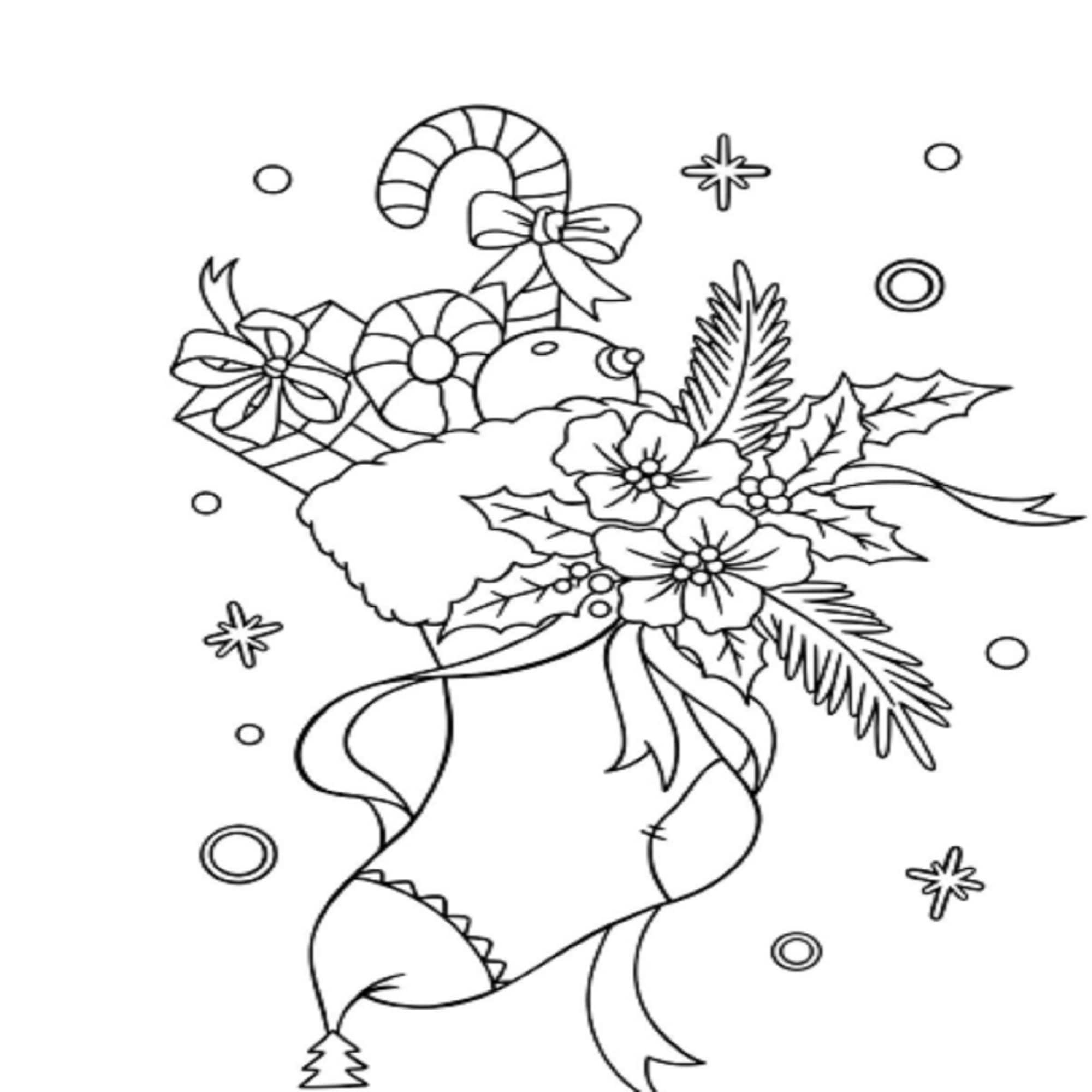 Easy Christmas Adult Coloring Book by Jade Summer Coloring - Etsy