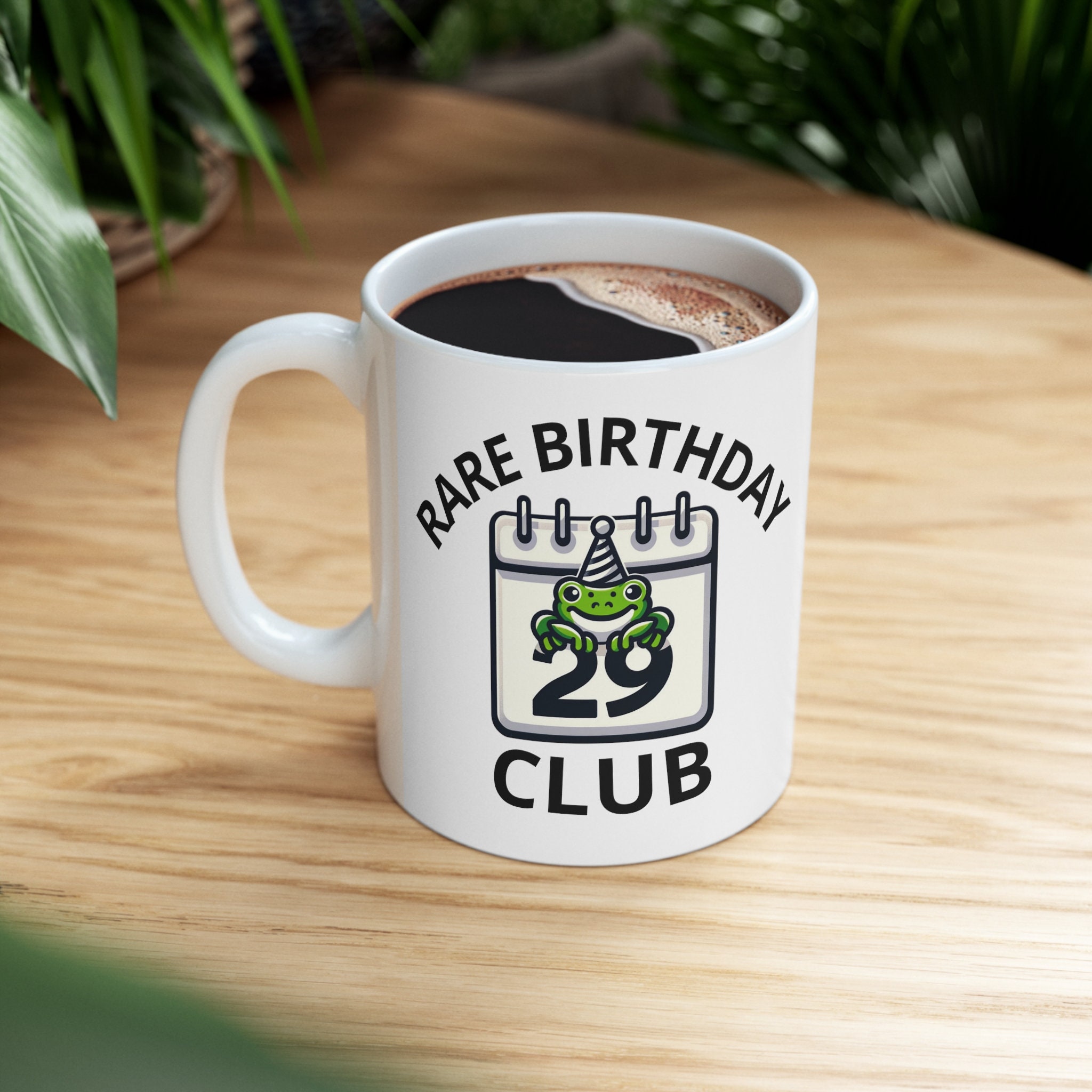 Rare Birthday Club - Exclusive Leap Year Ceramic Mug 11oz - Etsy