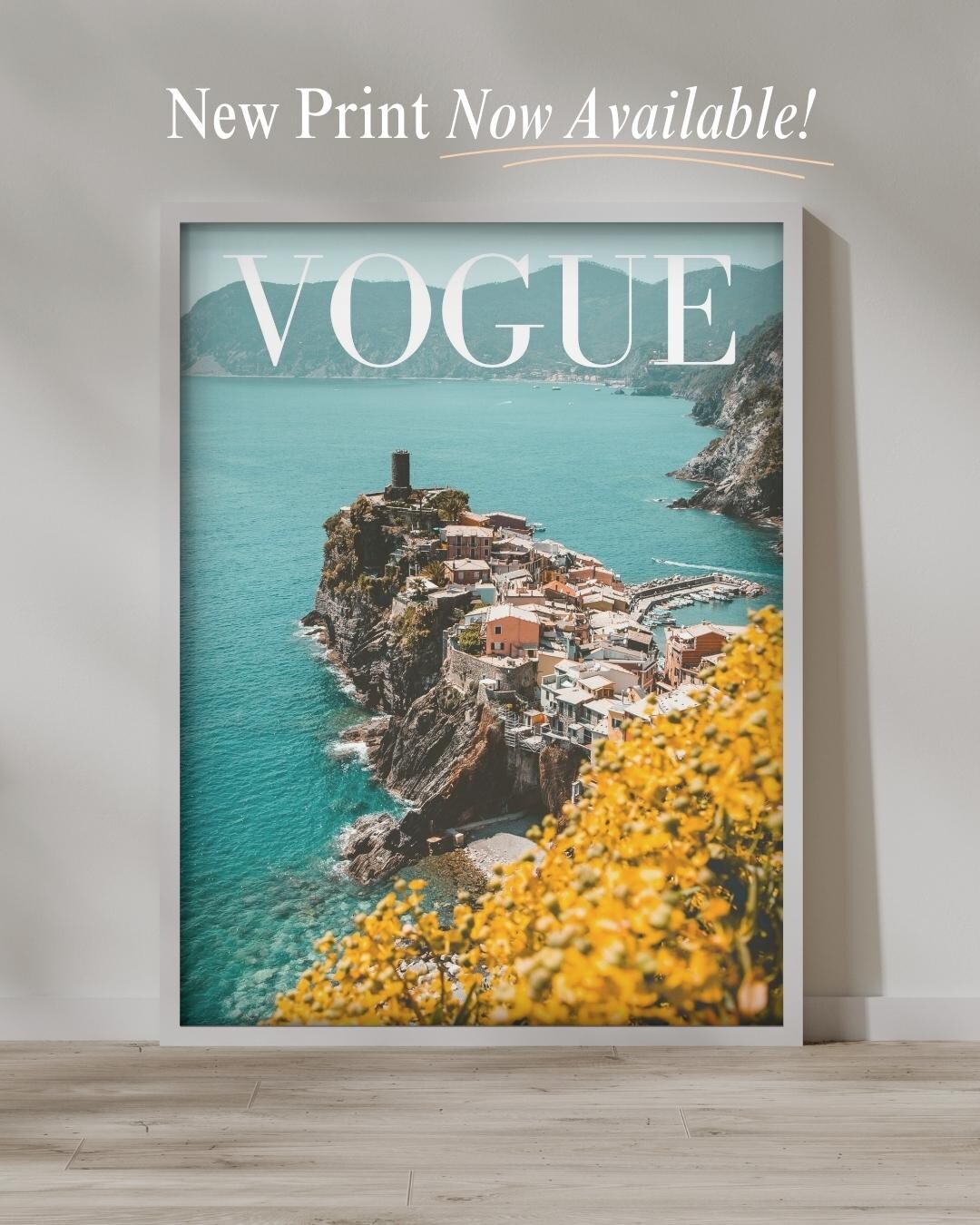 Trendy Vogue Cover | Coast of Italy | Ocean Aesthetic | Mediterranean ...