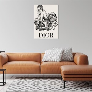 Trendy DIOR Print, Fashion Dior Poster, Vogue Magazine Poster, Luxury ...