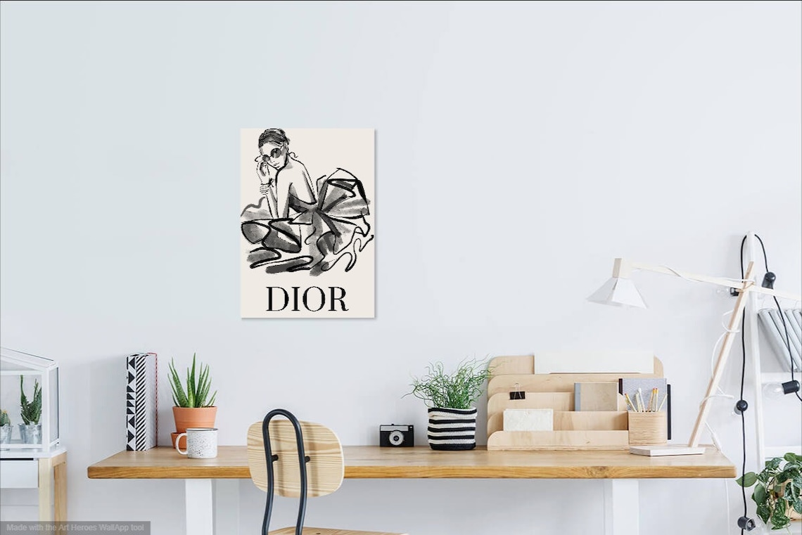 Trendy DIOR Print, Fashion Dior Poster, Vogue Magazine Poster, Luxury ...