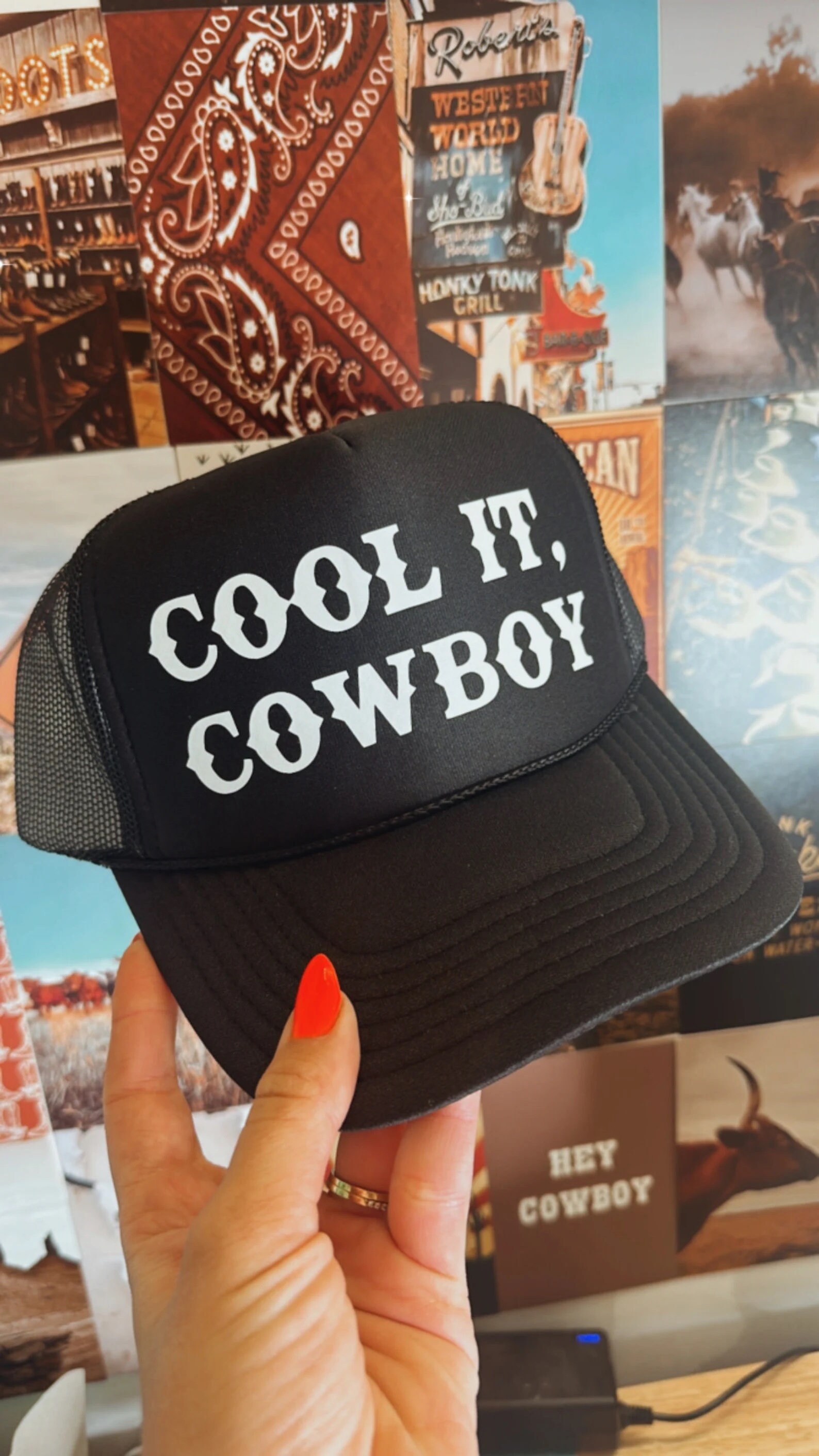 Cool It, Cowboy | Cute Summer & Spring Hats - Etsy