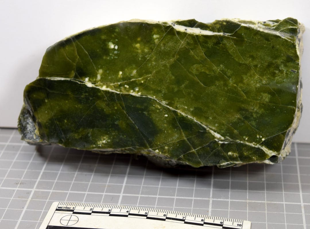 Thick Noble Serpentine Carving Blank Washington Stone 32mm 991g ...