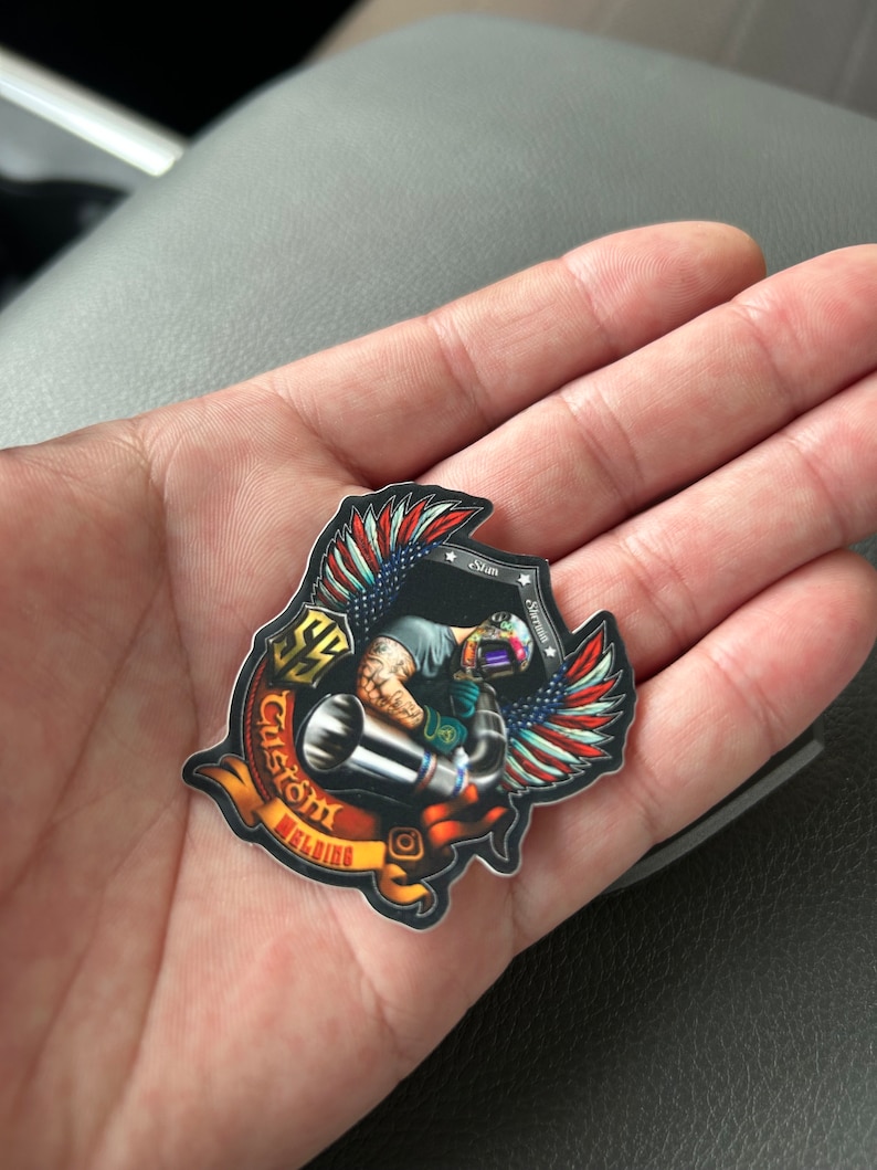 Ss Custom Welding Logo Sticker - Etsy