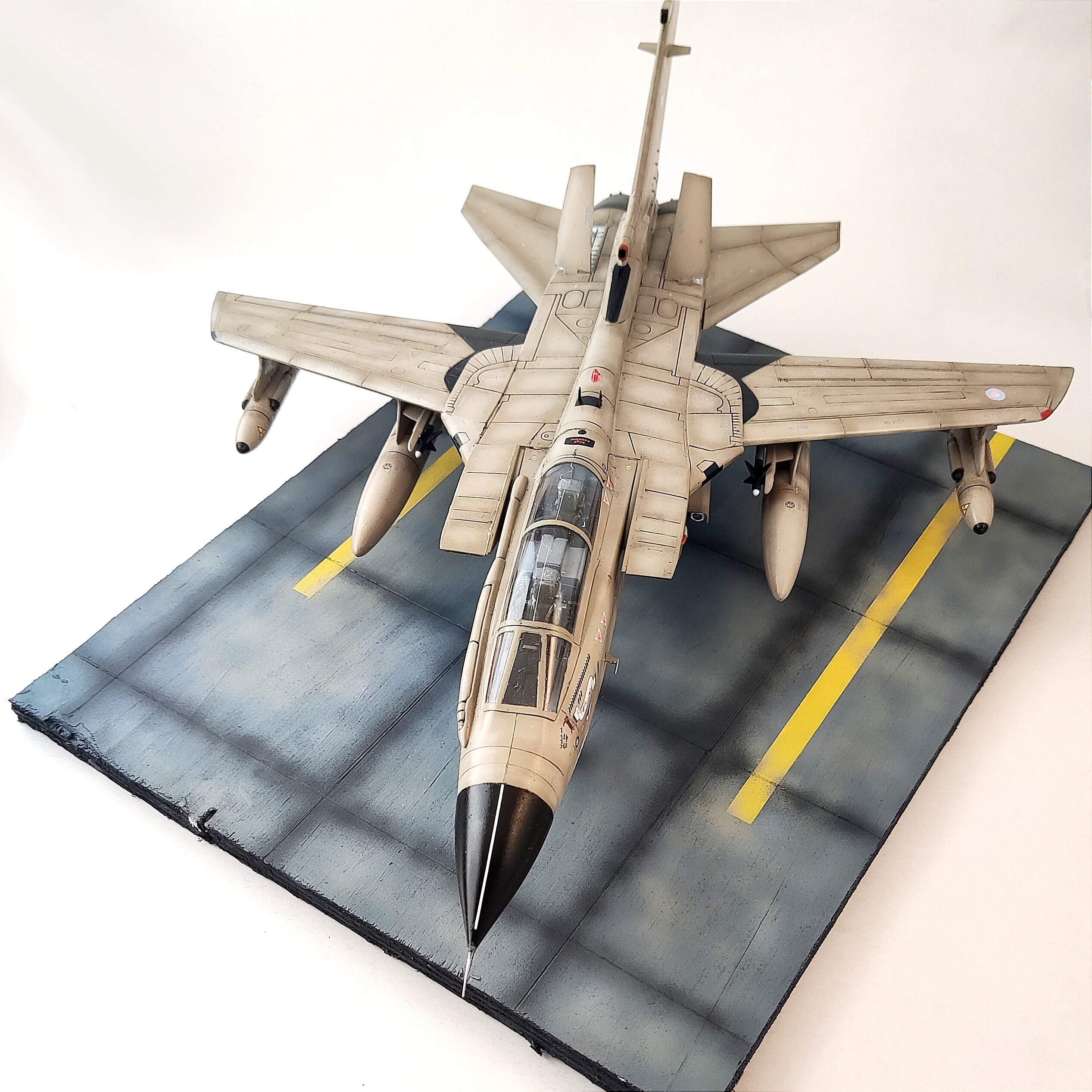 Tornado Gr.1 Gulf War in 1:48 Scale, Pro Built Model With Display Stand ...
