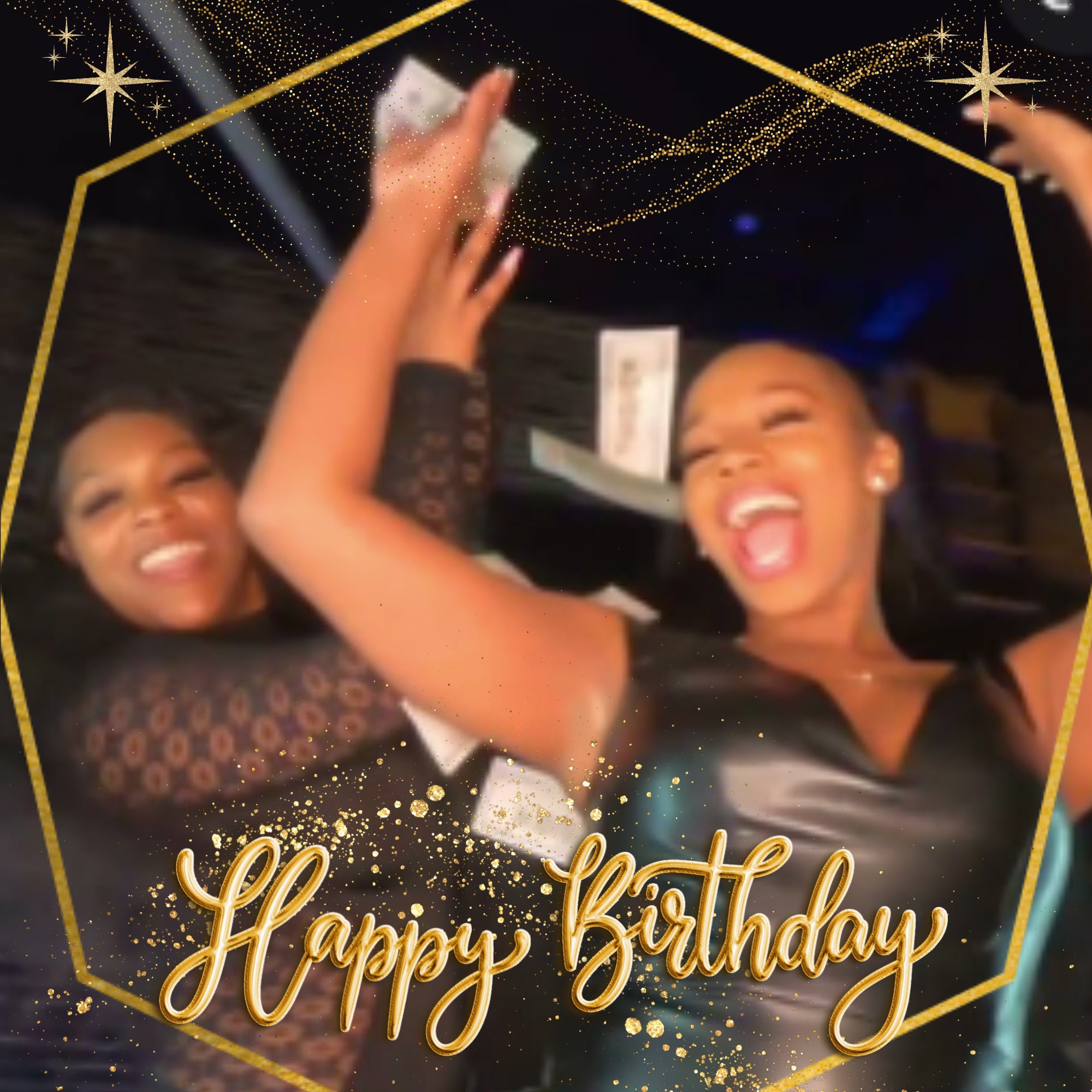 Gold Modern 360 Booth Photo Template, Gold Birthday 360 Booth Overlay ...