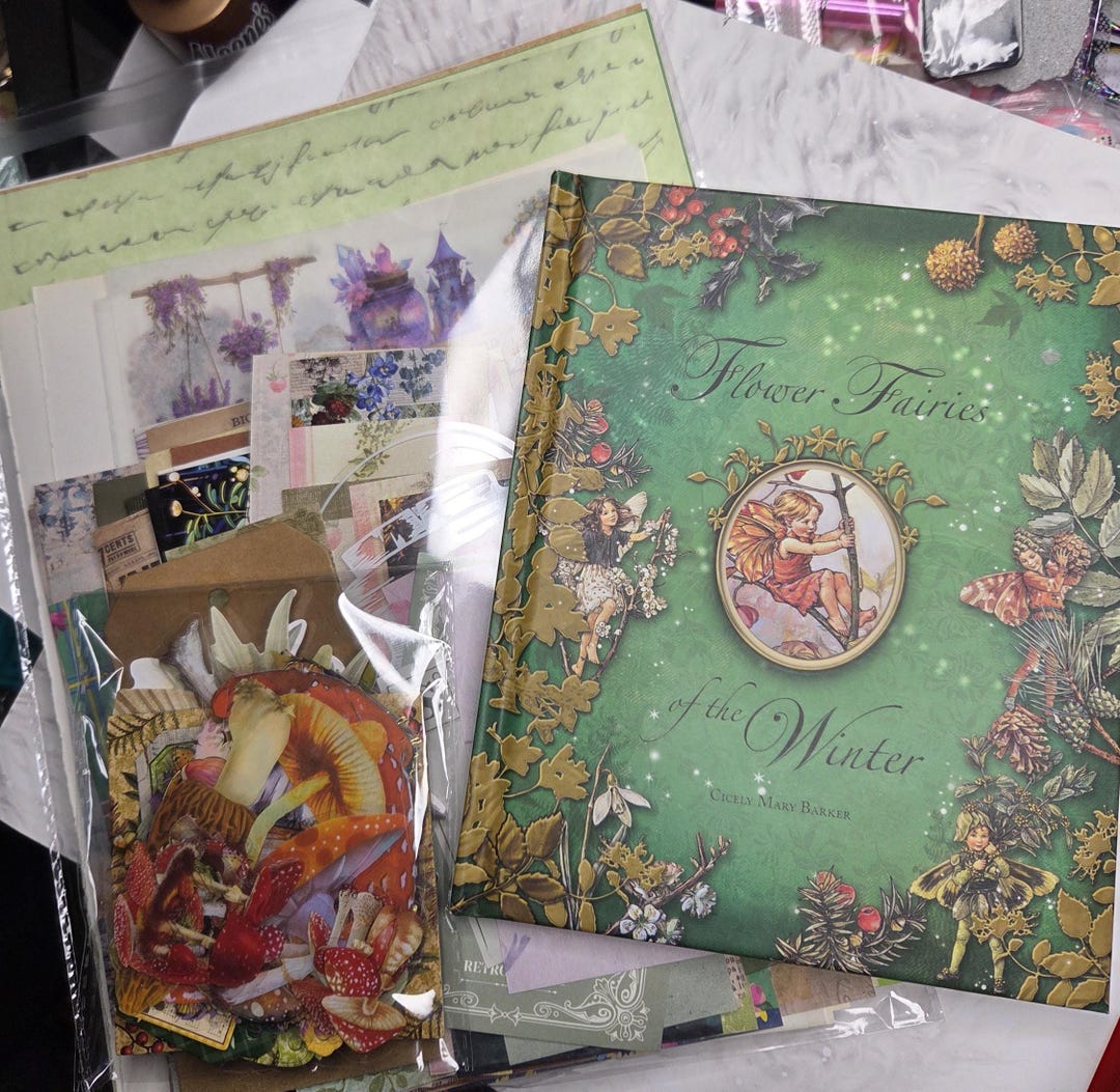 Fairy Scrapbook Paper Pack | Ephemera for Junk Journals & Crafts - Etsy