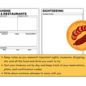 Printable Spain Travel Planner, Trip Planner, Printable Itinerary ...