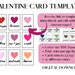 Editable Valentine's Day Card, Valentine Template, Minimalist Valentine ...