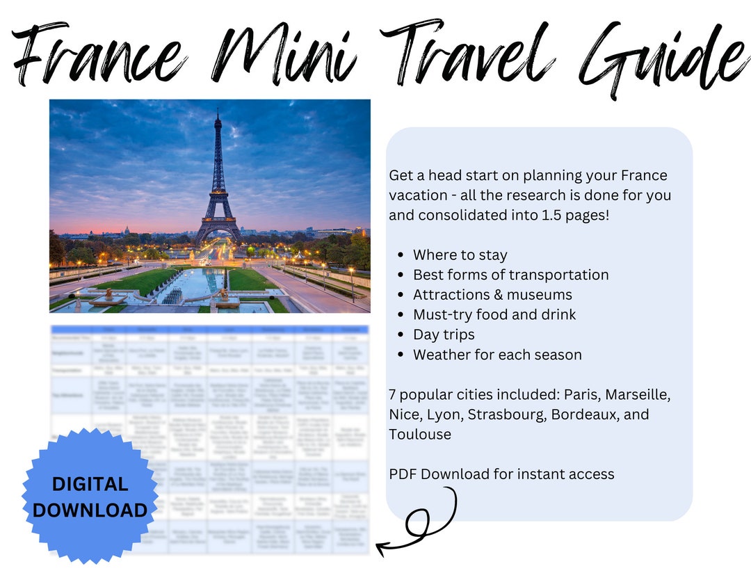 France Travel Guide, France Itinerary, Paris Travel Guide, Marseille ...