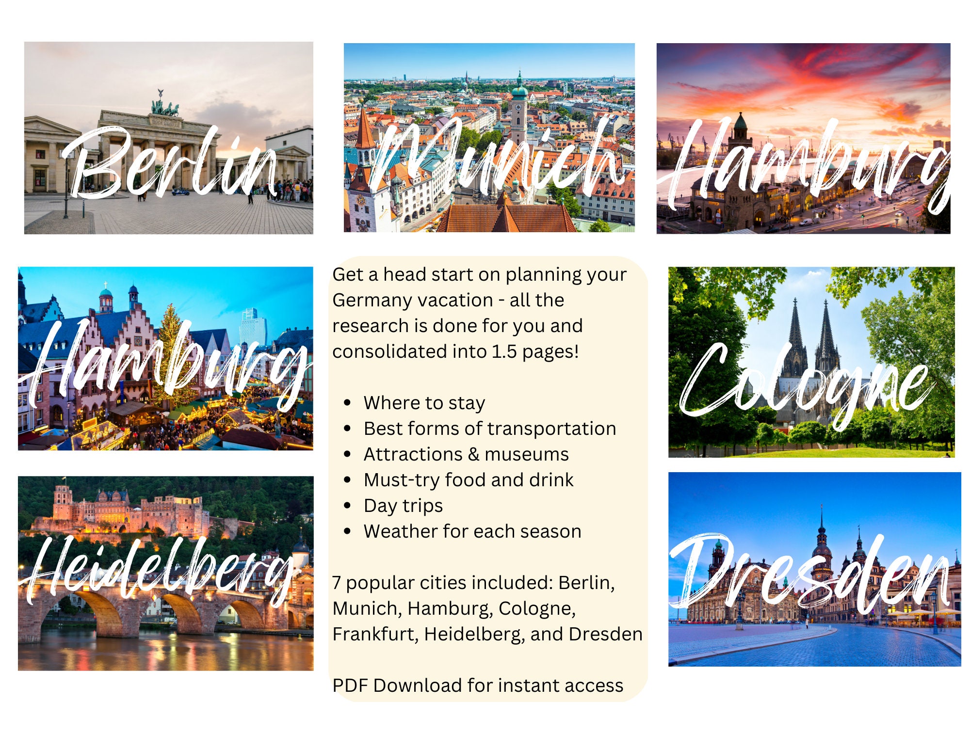 Germany Travel Guide, Germany Itinerary, Berlin Travel Guide, Munich ...