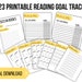 Printable Reading Goal Tracker Reading Journal PDF Goal - Etsy