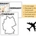 Printable Germany Travel Planner, Trip Planner, Printable Itinerary ...