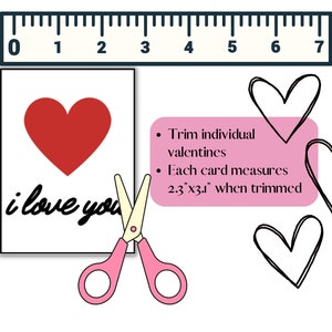 Printable Valentine's Day Cards, Printable Valentine, Minimalist ...