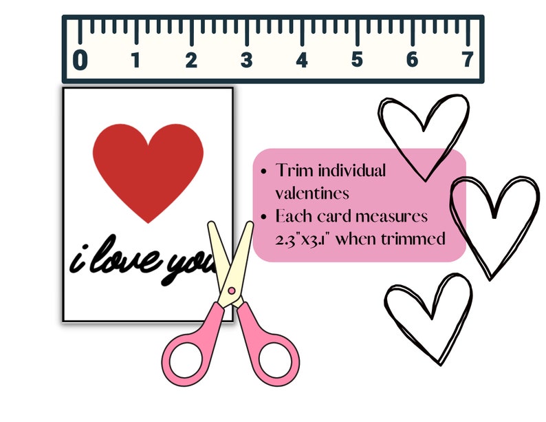 Editable Valentine's Day Card, Valentine Template, Minimalist Valentine ...