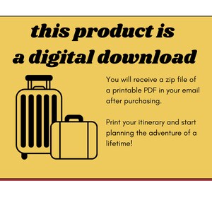 Printable Germany Travel Planner, Trip Planner, Printable Itinerary ...