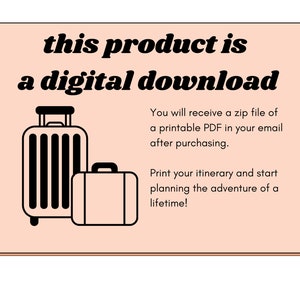 Printable Spain Travel Planner, Trip Planner, Printable Itinerary ...