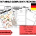 Printable Germany Travel Planner, Trip Planner, Printable Itinerary ...
