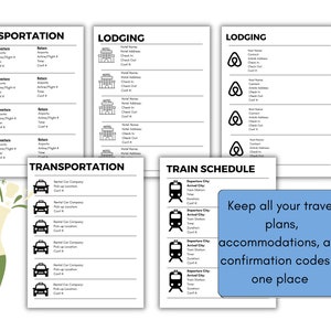 Printable France Travel Planner, Trip Planner, Printable Itinerary ...