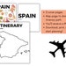 Printable Spain Travel Planner, Trip Planner, Printable Itinerary ...