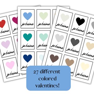 Printable Valentine's Day Cards, French Valentine, Minimalist Valentine ...