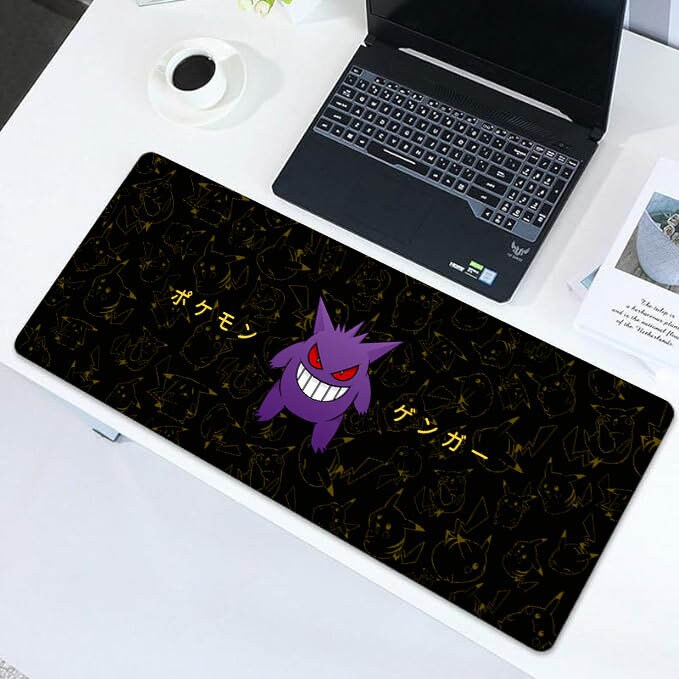 Gengar Desk Mat Gaming Mousepad Keyboard Play Mat Non-slip Base 31.5 11 ...
