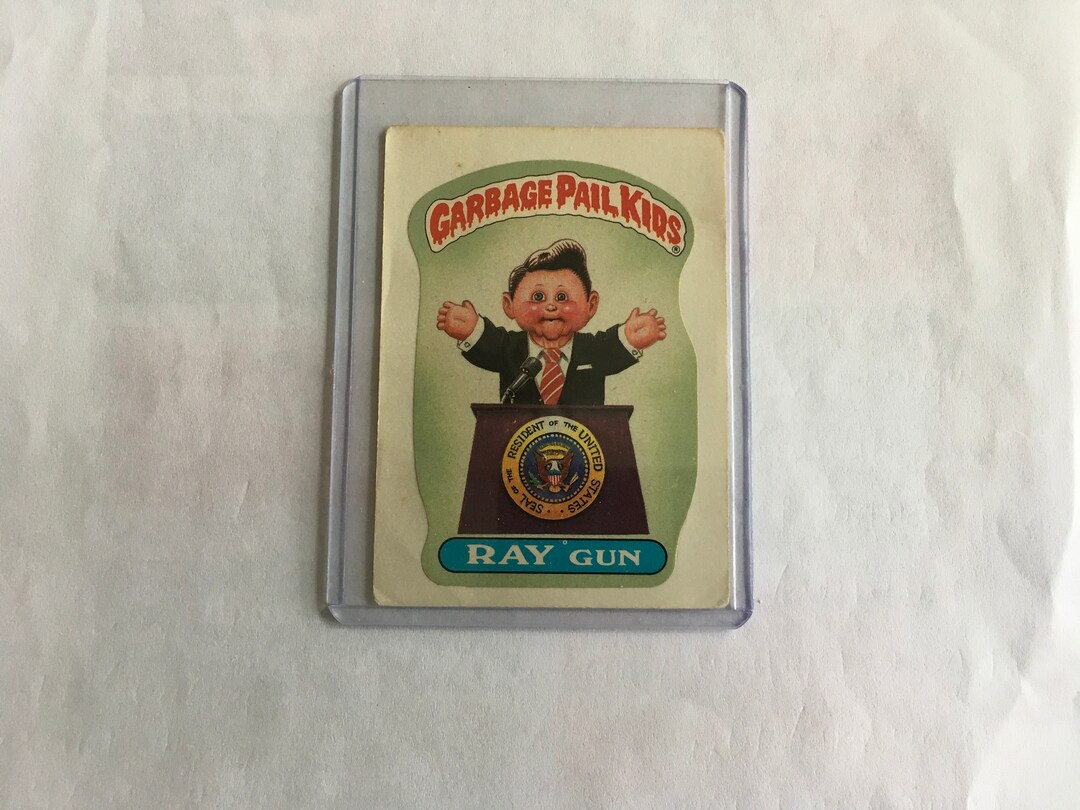 Vintage 1985 Garbage Pail Kids Card Ray Gun Checklist. - Etsy