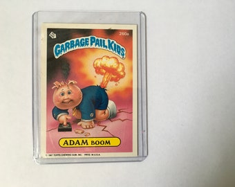 Adam Bomb, Nat Jones, Garbage Pail Kids, Art Print, Explosive, Adam ...