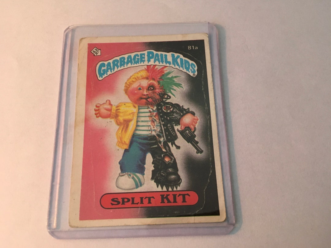 Vintage 1985 Garbage Pail Kids Card Split Kit81a. Glossy Back. - Etsy