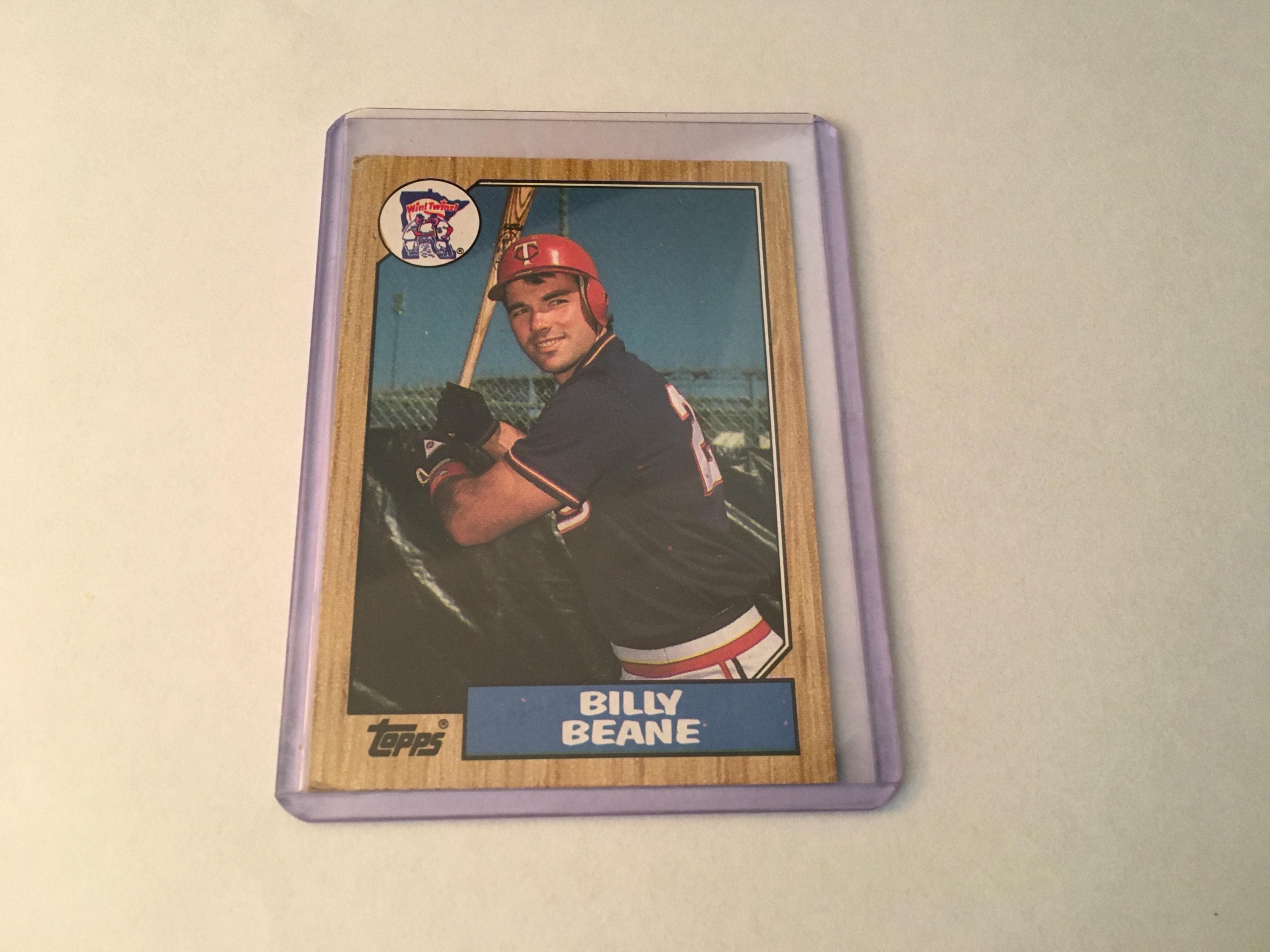 Vintage 1987 Topps Billy Beane Rookie Baseball Card #114. - Etsy