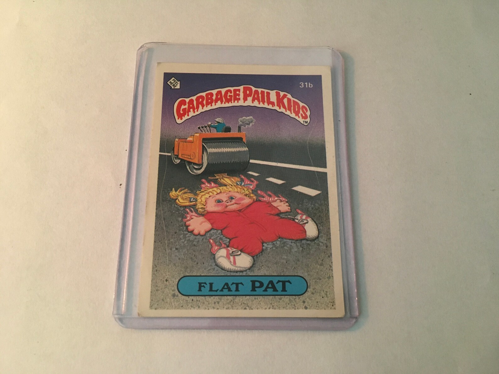 Vintage 1985 Garbage Pail Kids Card Flat Pat 31b. - Etsy