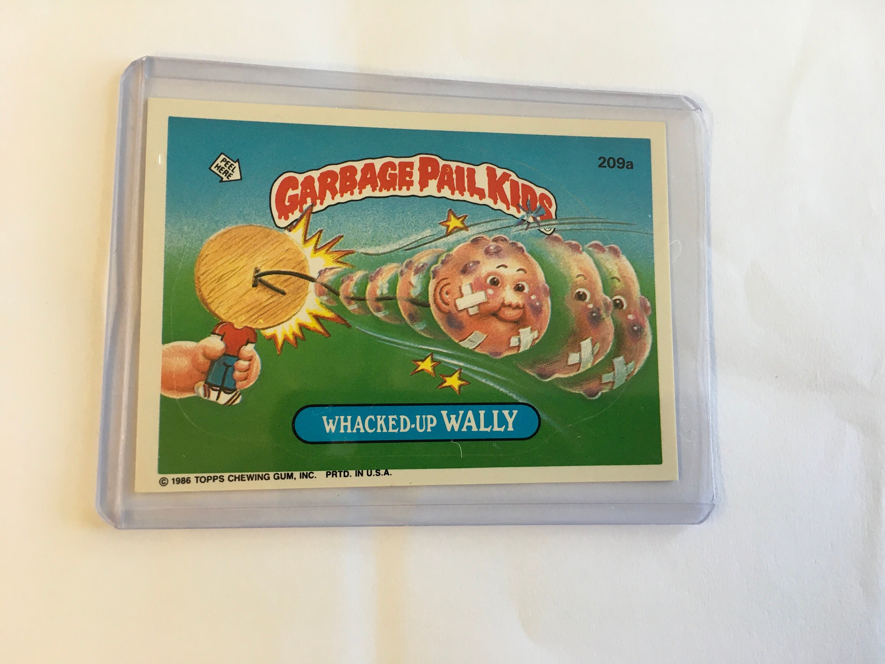 Vintage 1986 Garbage Pail Kids Card Whacked -up Wally 209a. - Etsy