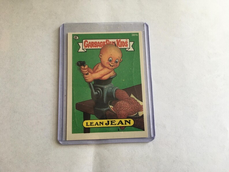 Vintage 1987 Garbage Pail Kids Card Lean Jean 381b. - Etsy