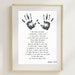 Personalized Handprint Craft Art, Printable Poem for Mom or ...