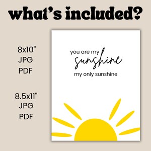 Mother's Day Handprint Printable Sunshine Fingerprint Keepsake Teacher ...