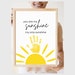 Mother's Day Handprint Printable Sunshine Fingerprint Keepsake Teacher ...