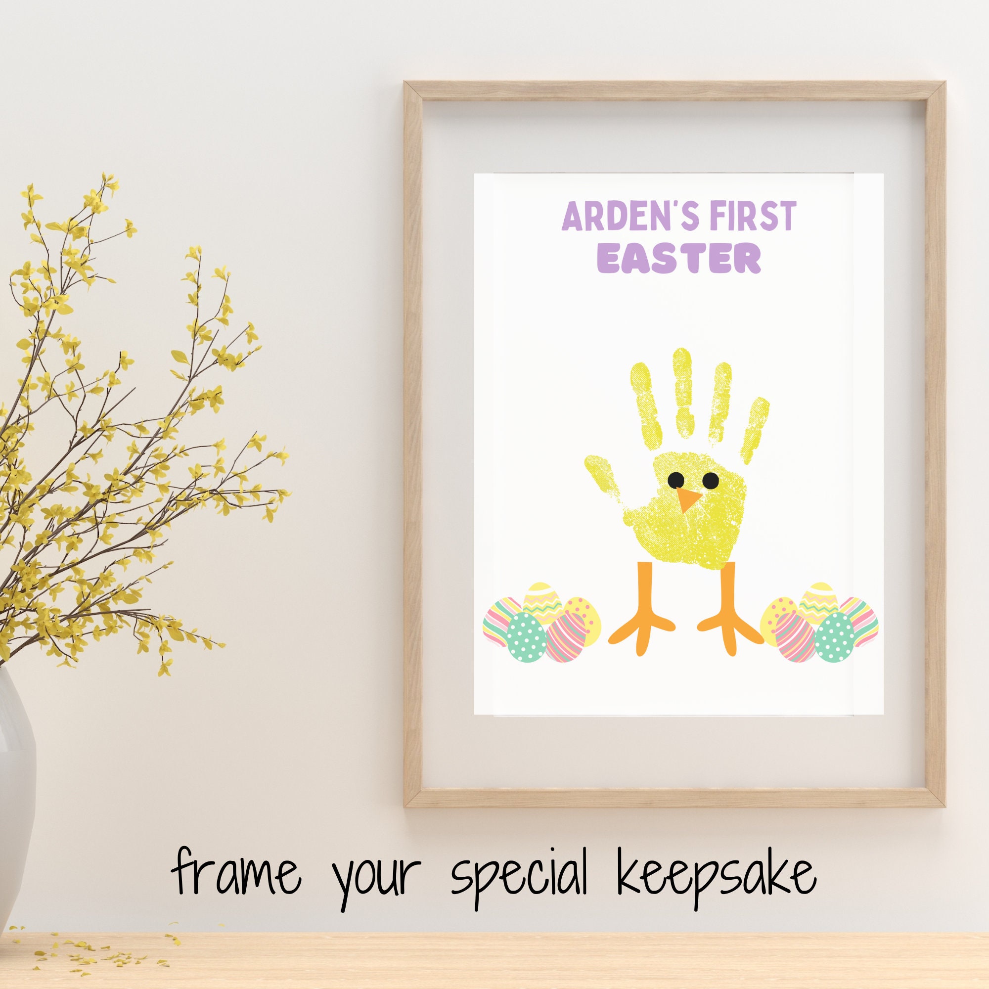 Handprint Memory Book Editable Handprint Art Keepsake Fathers Day ...